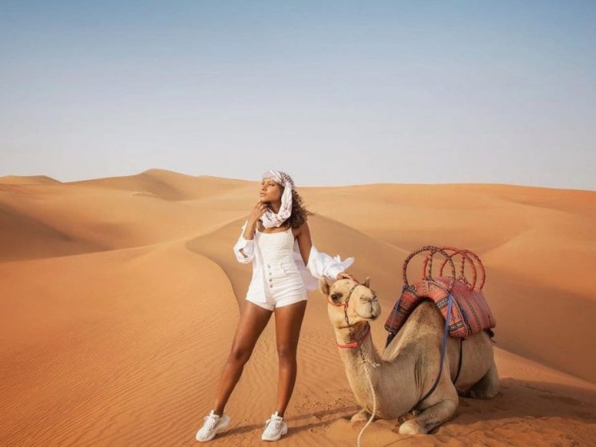 Experience the Desert Culture of Dubai with a Camel Safari and BBQ ...